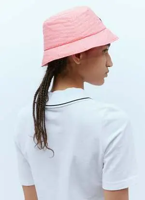 Moncler Logo Patch Bucket Hat - Pink