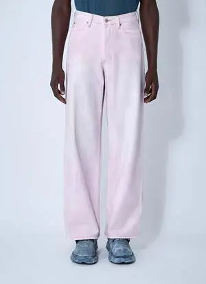 Acne Studios ACNE STUDIOS 1981 Coated Straight-Leg Jeans Pink