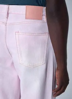 Acne Studios 1981 Coated Straight-leg Jeans - Pink