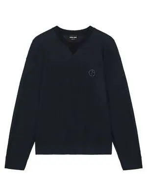 Giorgio Armani Technical Waffle Sweatshirt