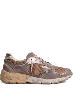 GOLDEN GOOSE Dad-star Sneakers In Suede And Mesh - Multicolor