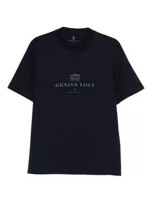 Brunello Cucinelli Logo Cotton T-shirt
