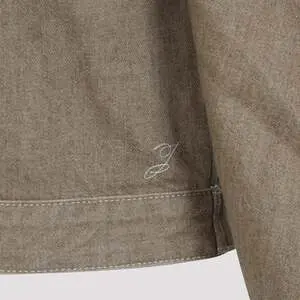 Jacquemus Ovalo Cargo Jacket - Brown
