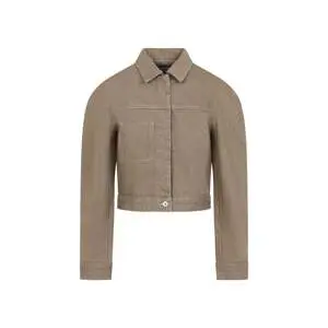 Jacquemus Ovalo Cargo Jacket - Brown