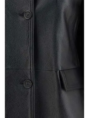 TOTEME Grained Leather Jacket