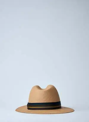Max Mara Paper Yarn Hat With Flat Brim