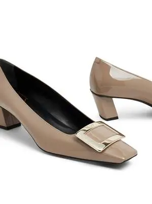ROGER VIVIER Belle Vivier Patent Leather Pumps