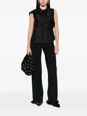 Rick Owens Silk Blend Trousers - Multicolor