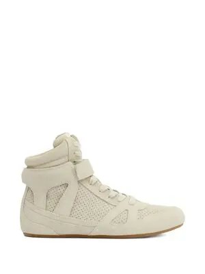 Isabel Marant Étoile ISABEL MARANT High Top Suede Sneakers Multicolor