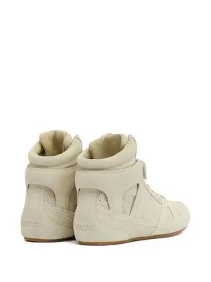 Isabel Marant Étoile High Top Suede Sneakers - Multicolor