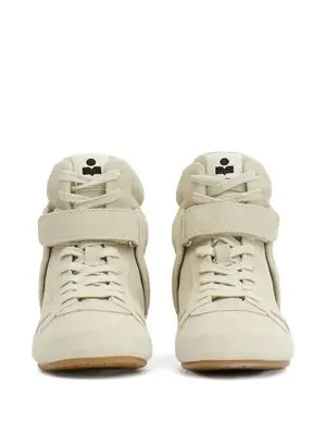 Isabel Marant Étoile High Top Suede Sneakers - Multicolor