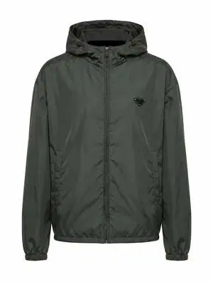 Prada Prada Re-Nylon Jacket With Logo Detail Multicolor