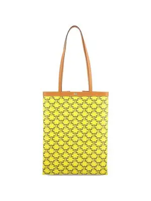 Celine Flat Triomphe Canvas Medium Tote - Multicolor