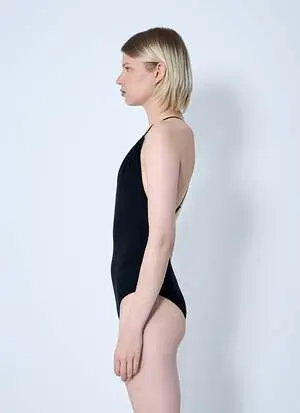 TOTEME Drawstring Halterneck Swimsuit