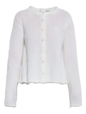 LOEWE LOEWE Wool Blend Cardigan With Embroidered Anagram Motif