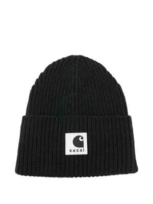 SACAI X CARHARTT WIP Logo Wool Beanie - Multicolor