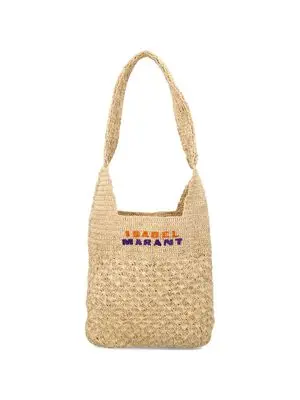 Isabel Marant Étoile Praia Small Raffia Shoulder Bag - Multicolor