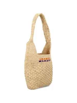 Isabel Marant Étoile Praia Small Raffia Shoulder Bag - Multicolor