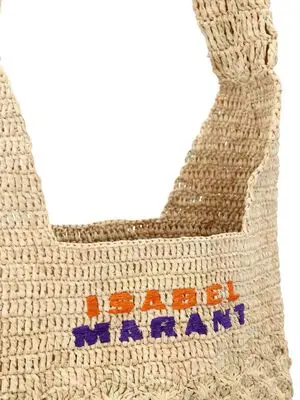 Isabel Marant Étoile Praia Small Raffia Shoulder Bag - Multicolor
