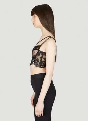 Dolce & Gabbana Floral Lace Bralette Top