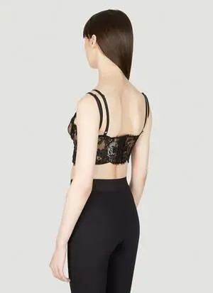 Dolce & Gabbana Floral Lace Bralette Top