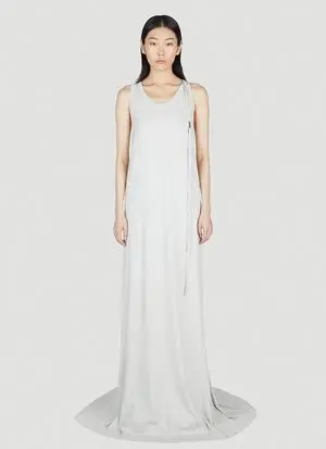 ANN DEMEULEMEESTER X-long Flared Dress - Gray