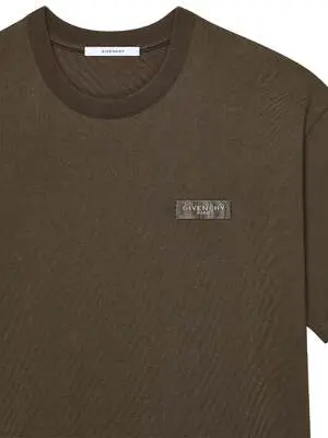 Givenchy Paris Gros Grain Cotton T-shirt - Brown