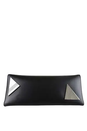 Attico 8.30 Pm Leather Clutch - Black