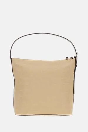 A.p.c. Vera Linen And Leather Bag - Multicolor