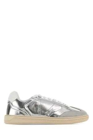 Versace Leather Free Sneakers - Silver