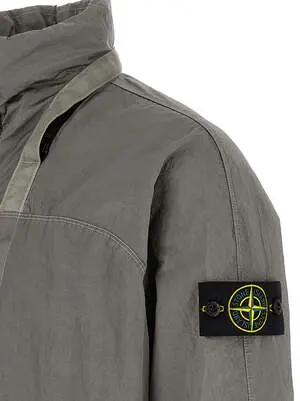 Stone Island Nylon Metal Watro Bomber Jacket - Gray
