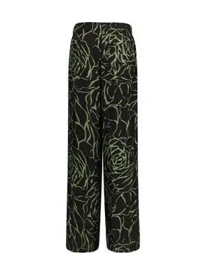 Dries Van Noten Wide-leg Printed Trousers - Multicolor