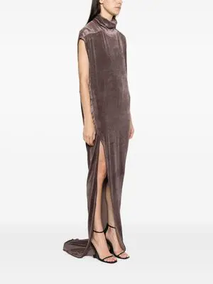 Rick Owens Ribbed Midi Dress - Multicolor