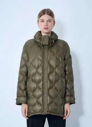 Moncler Lombi Quilted Parka Jacket - Multicolor