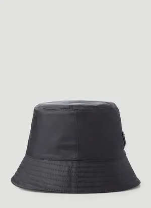 Prada Logo Bucket Hat - Black
