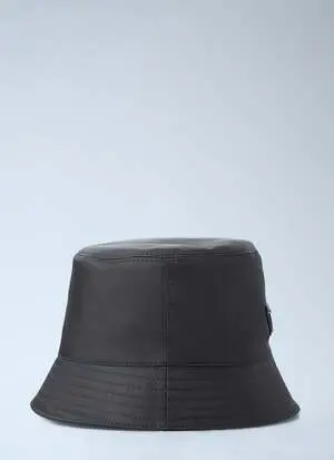 Prada Logo Bucket Hat - Black