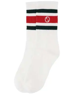 Gucci Round Gg Crossover Socks