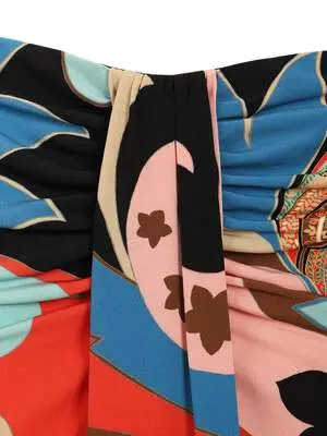 Etro Printed Midi Skirt With All-over Print