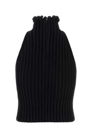 Alaïa Viscose Blend Ribbed Top