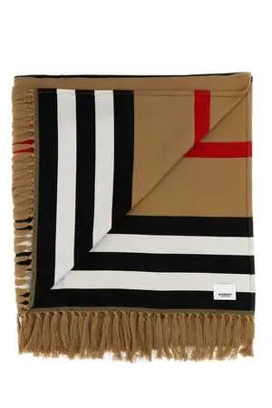 Burberry Embroidered Cotton Blanket