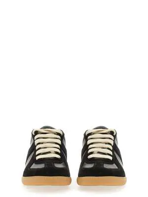 MAISON MARGIELA Replica Leather Sneakers - Black
