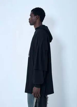 Rick Owens Tommy Hustler Hooded T-shirt - Black