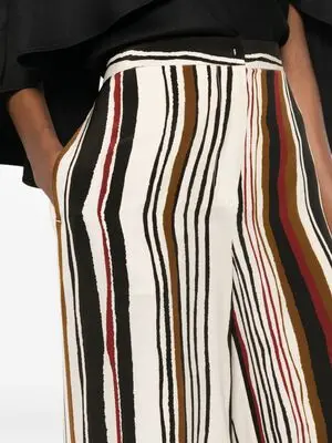 Max Mara Striped Wide-leg Trousers - Multicolor