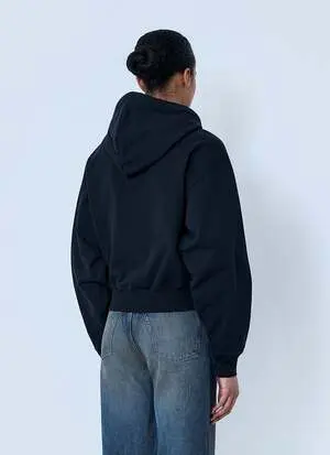 Alexander Wang Zip-front Hooded Sweatshirt