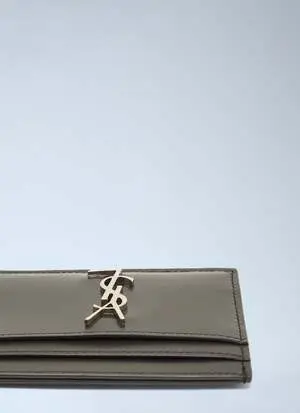 Saint Laurent Cassandre Cardholder - Black