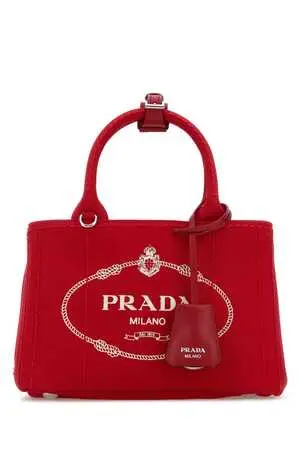 Prada Mini Jardinière Handbag - Red