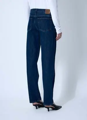 TOTEME Tapered Low-rise Jeans - Blue