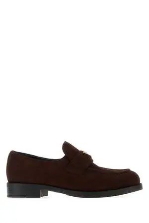Prada Leather Sandals With Knot Detailing