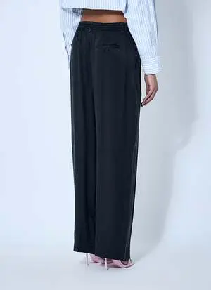Alexander Wang Pleated Soft-touch Pants