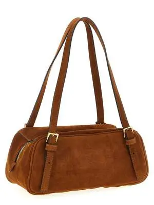 Versace Suede Tag Shoulder Bag